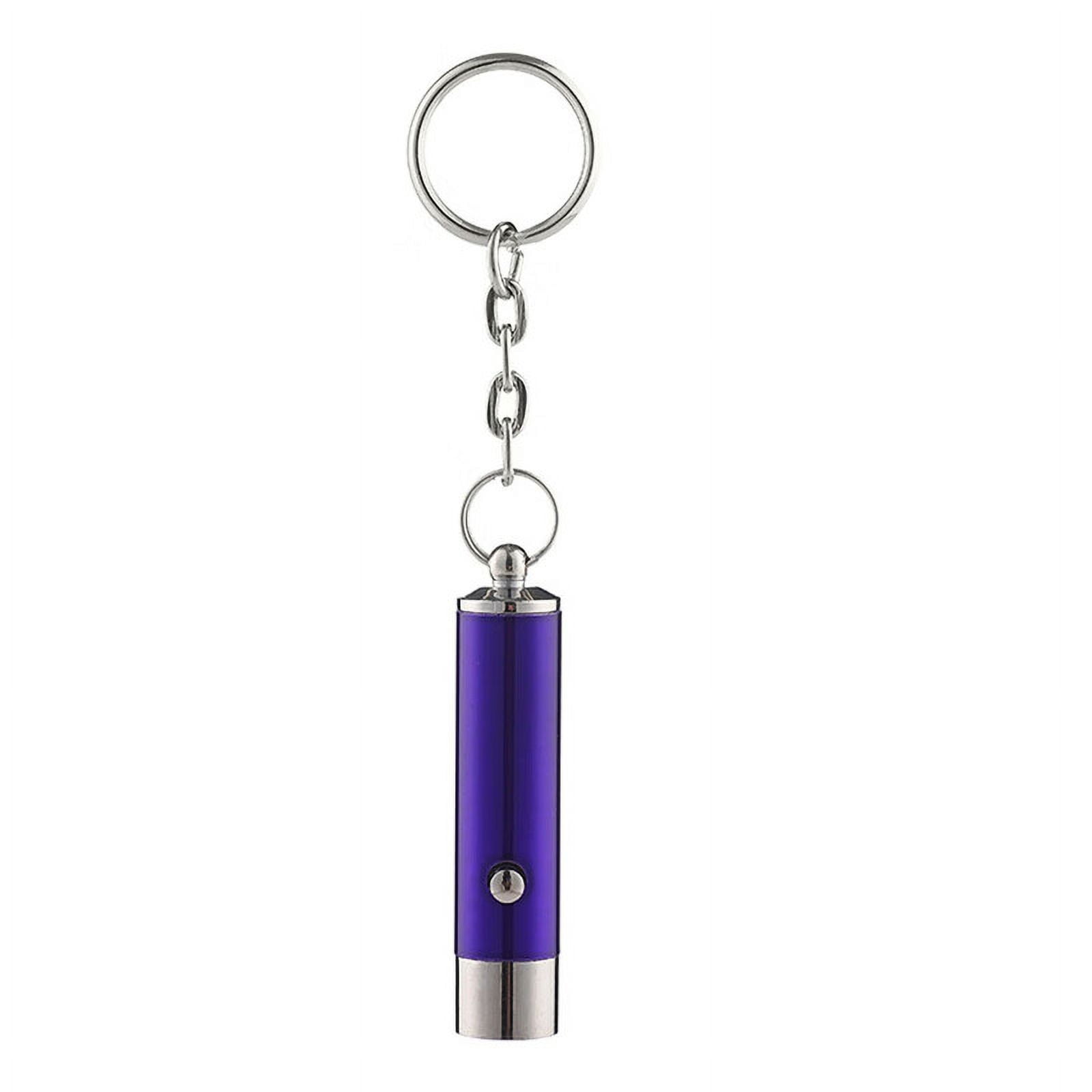 Bluelans Flashlight Keychain,UV Flashlight Keychain Mini Battery ...