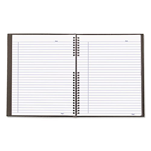 Blueline A10150BLK NotePro Notebook 11 x 8 1/2 White Paper Black Cover ...
