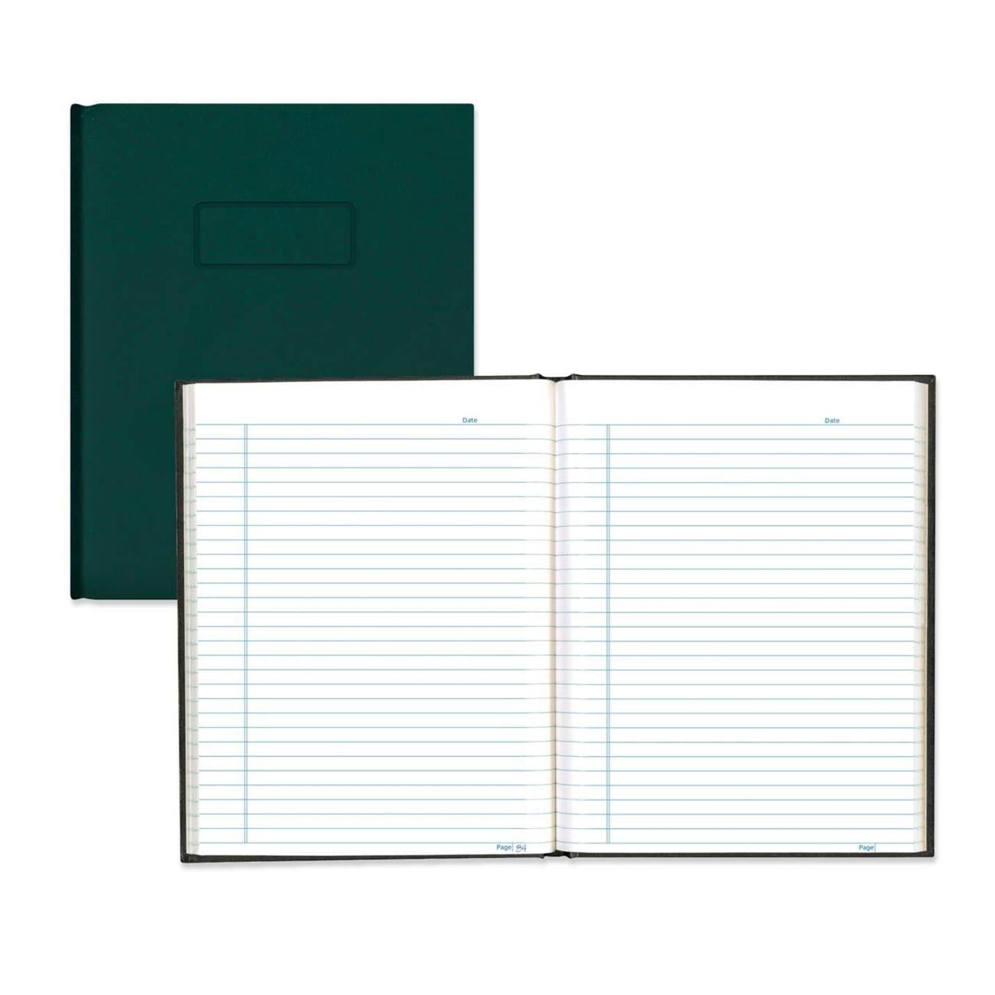 Blueline Business Notebook, Green, 9.25" x 7.25", 192 Pages, Green ...