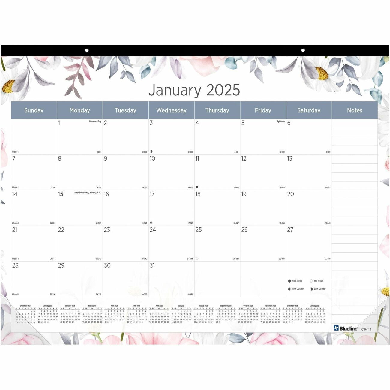 Blueline Calendar - Walmart.com