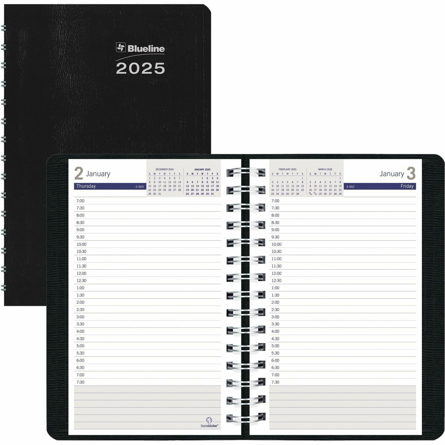 Blueline DuraGlobe Daily Planner (c21021t) - Walmart.com