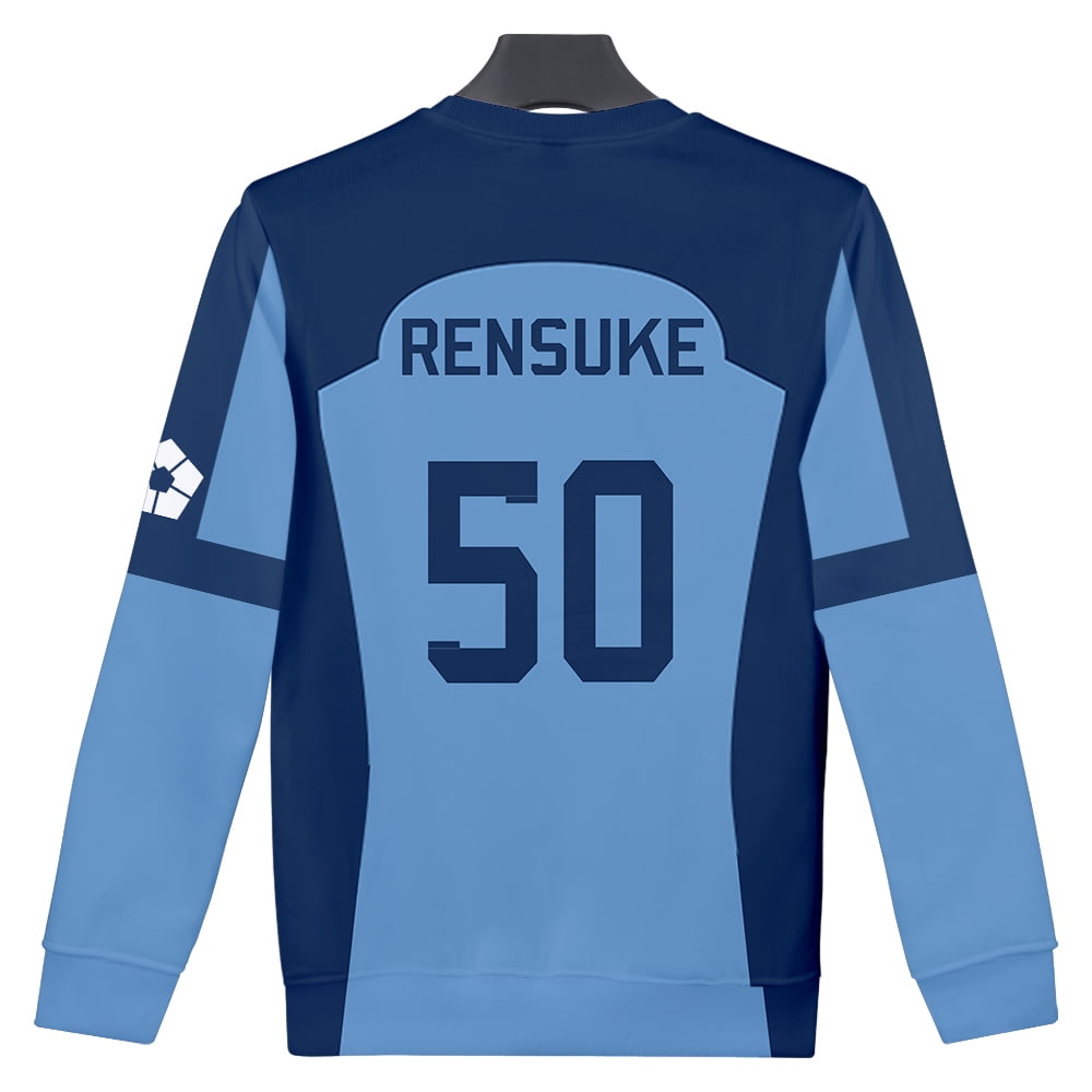 Bluelock Sweatshirt Cosplay Casual Crewneck Sweatshirt Long Sleeve ...
