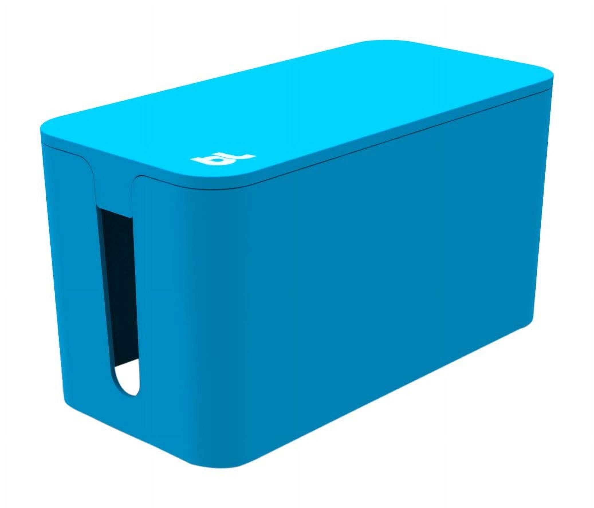 Bluelounge CableBox Mini for Desktop Cable and Cord Management - Blue ...