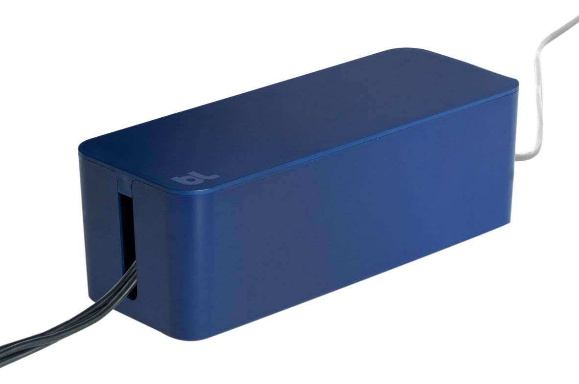 Bluelounge CableBox for Cable and Cord Management - Moonlight Blue ...