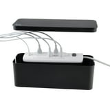 BlueLounge, Cable Management Box, 15.75" L x 5.75" W x 4.25" H, Black ...