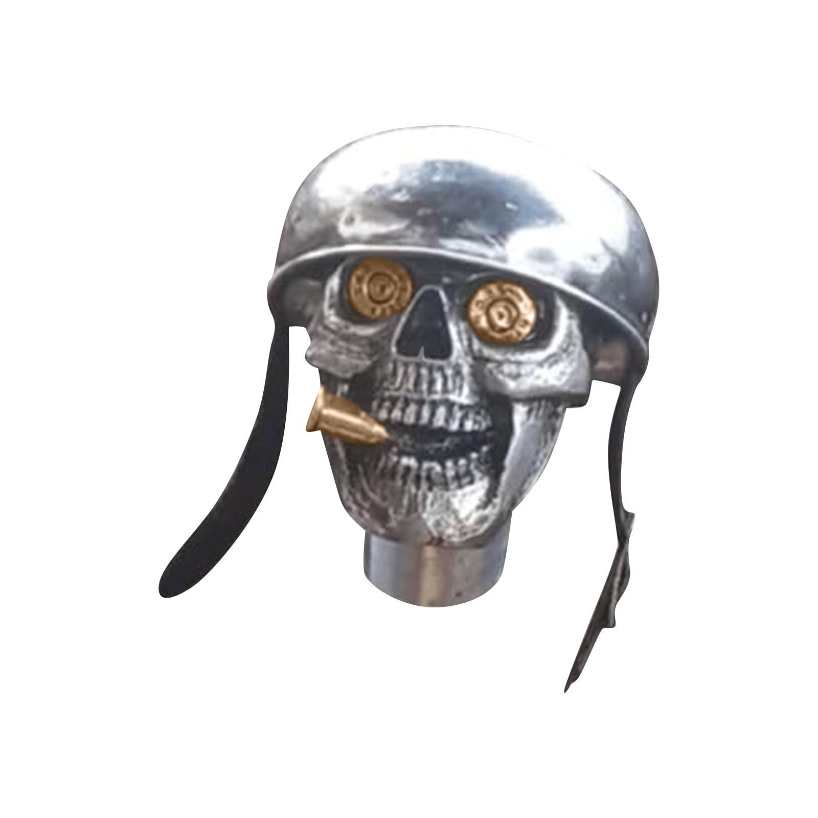 Bluem Skulls Soldier Grip - Handcrafted Gear Knob, Sliver Devil Skulls ...