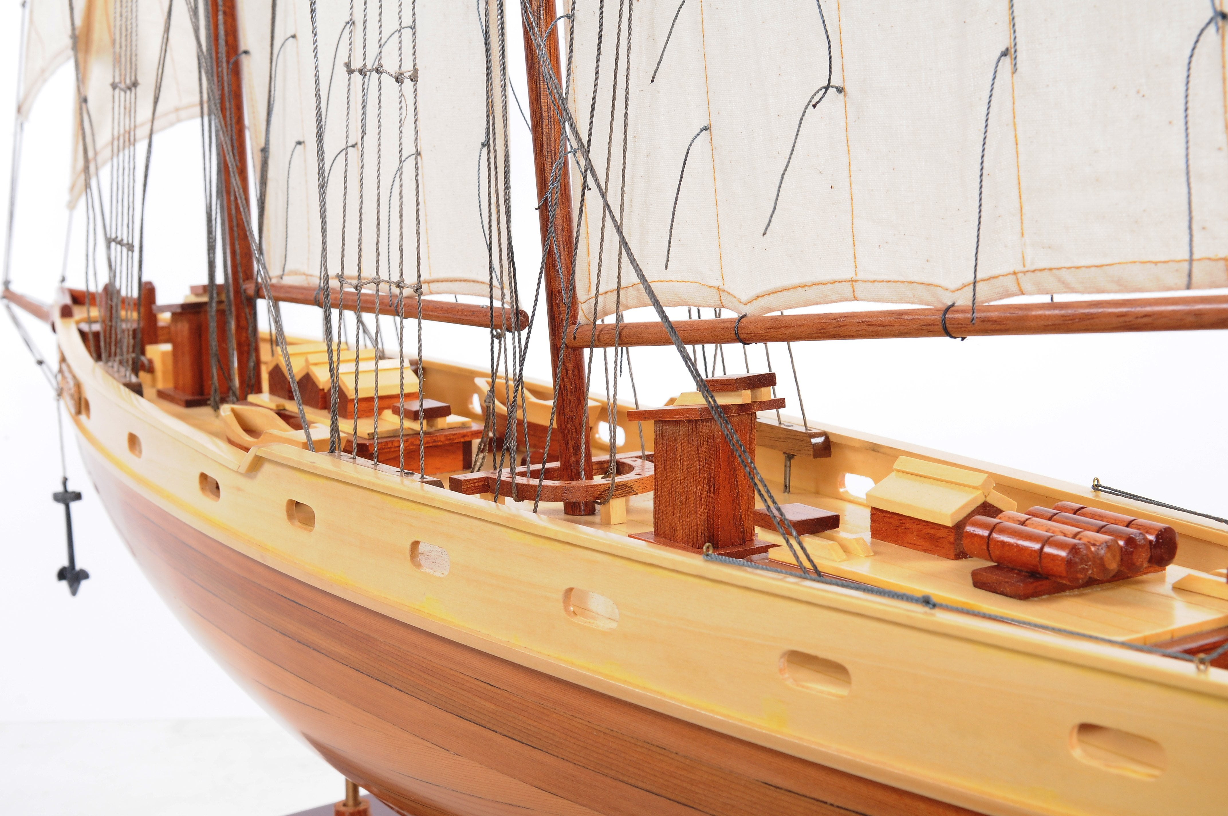 Bluenose II Fully Assembled Boat Model Schooner Sailboat Fully Built ...