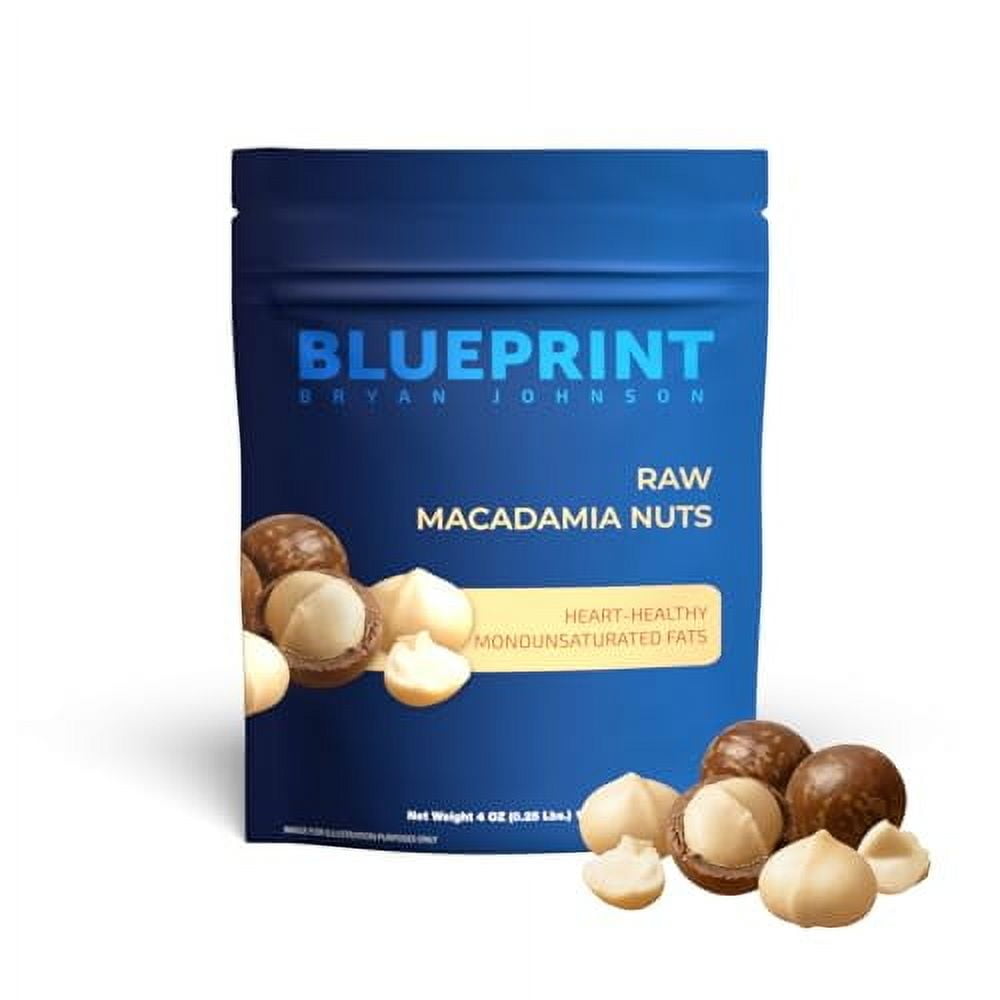 Blueprint Bryan Johnson Raw DMF15 Macadamia Nuts - No Palm Oil - Keto ...