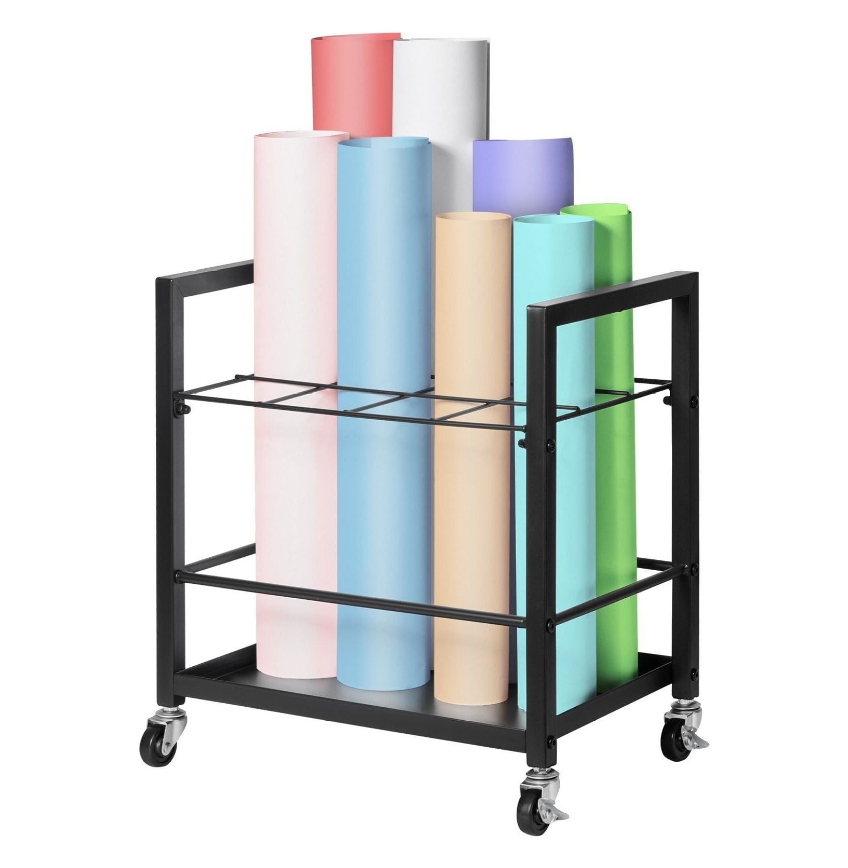 Blueprint Rack 12 Slots - Mobile Roll File Holder for Architects ...