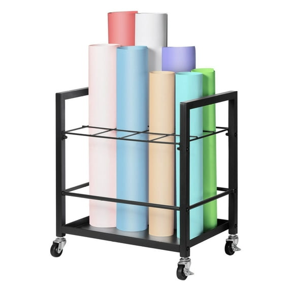 Blueprint Rack 12 Slots - Mobile Roll File Holder for Architects ...
