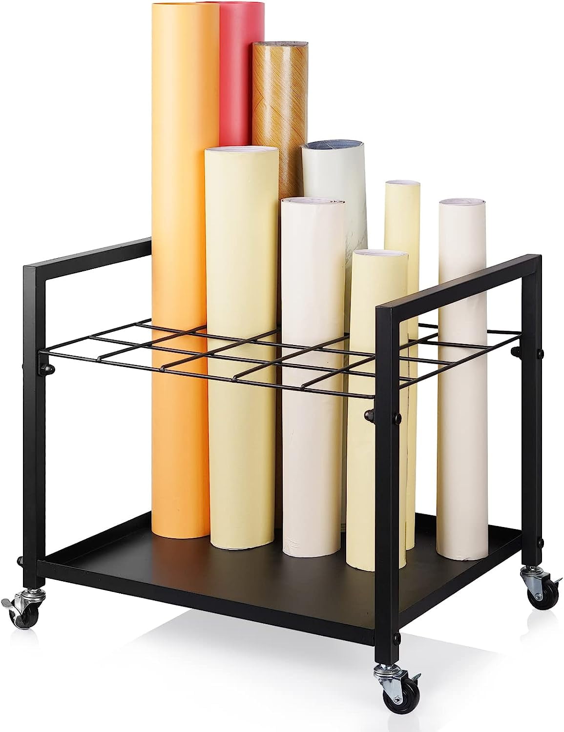 Blueprint Storage Rack Blueprint Holder Metal Blueprint Storage Cart ...
