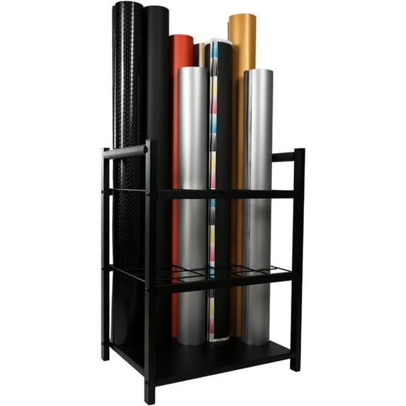 Blueprint Storage Rack, Blueprint Metal Holder 20 Slots Rolling File ...