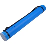 Drawing Poster Tube, Telescoping, Plastic, Waterproof, Light, Black ...