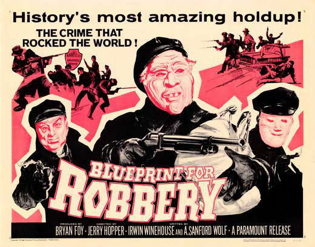 Blueprint for Robbery POSTER (22x28) (1961) (Half Sheet Style A ...