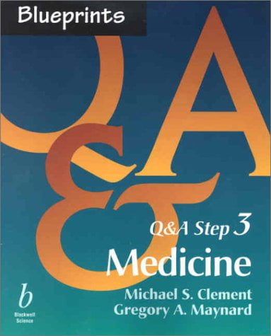 Pre-Owned Blueprints Q A Step 3: Medicine Paperback Michael S. Clement, Gregory A. Maynard ...