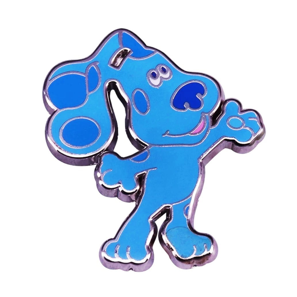 Blues Clues Cartoon Dog 1 Inch Tall Enamel Metal Pin - Walmart.com