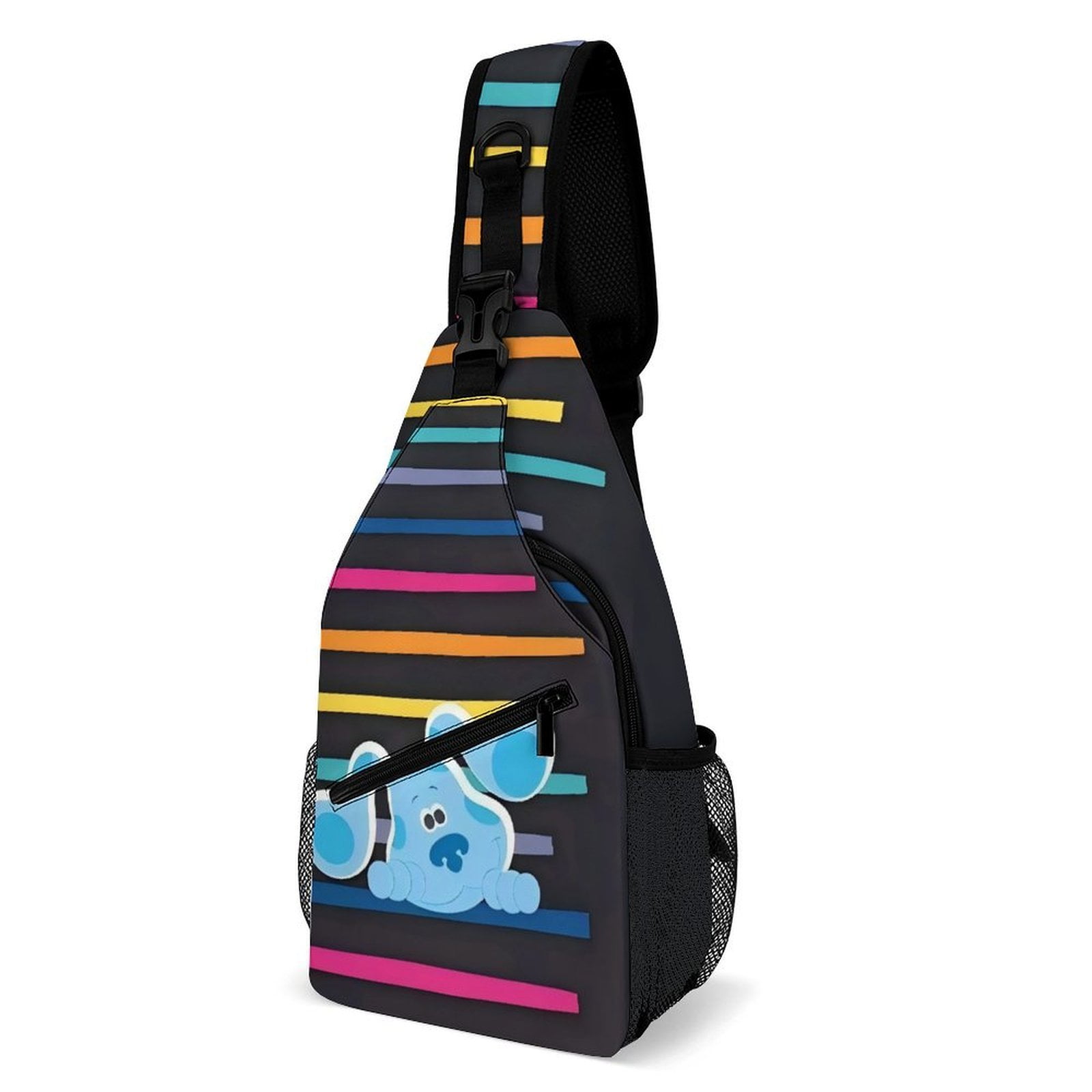 Blues Clues Cute anime messenger backpack travel hiking shoulder chest ...