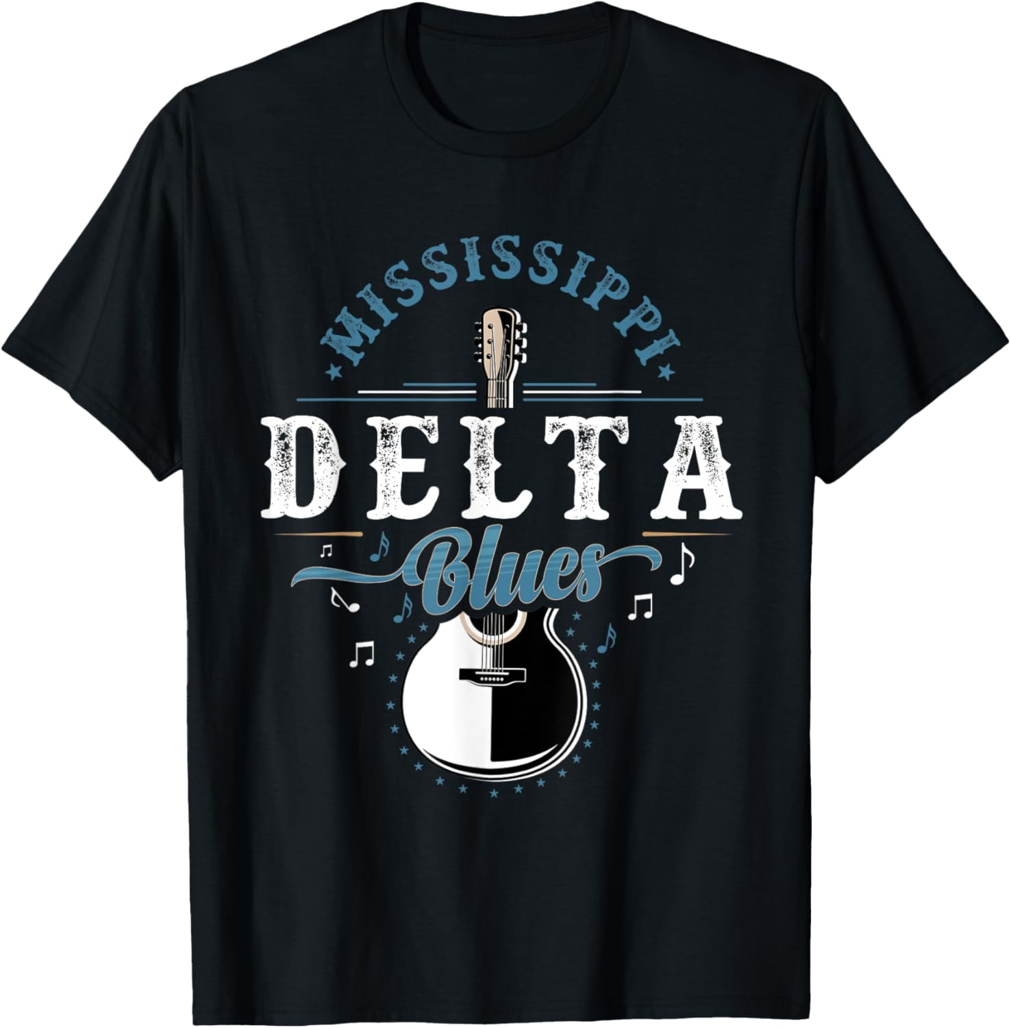 Blues Guitarist or Rock Music or Mississippi Delta Blues T-Shirt ...
