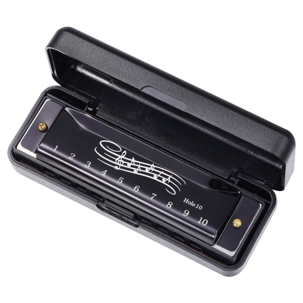 Blues Harmonica in C , 10 Holes Harp Diatonic Harmonica 20 Tones Mouth ...