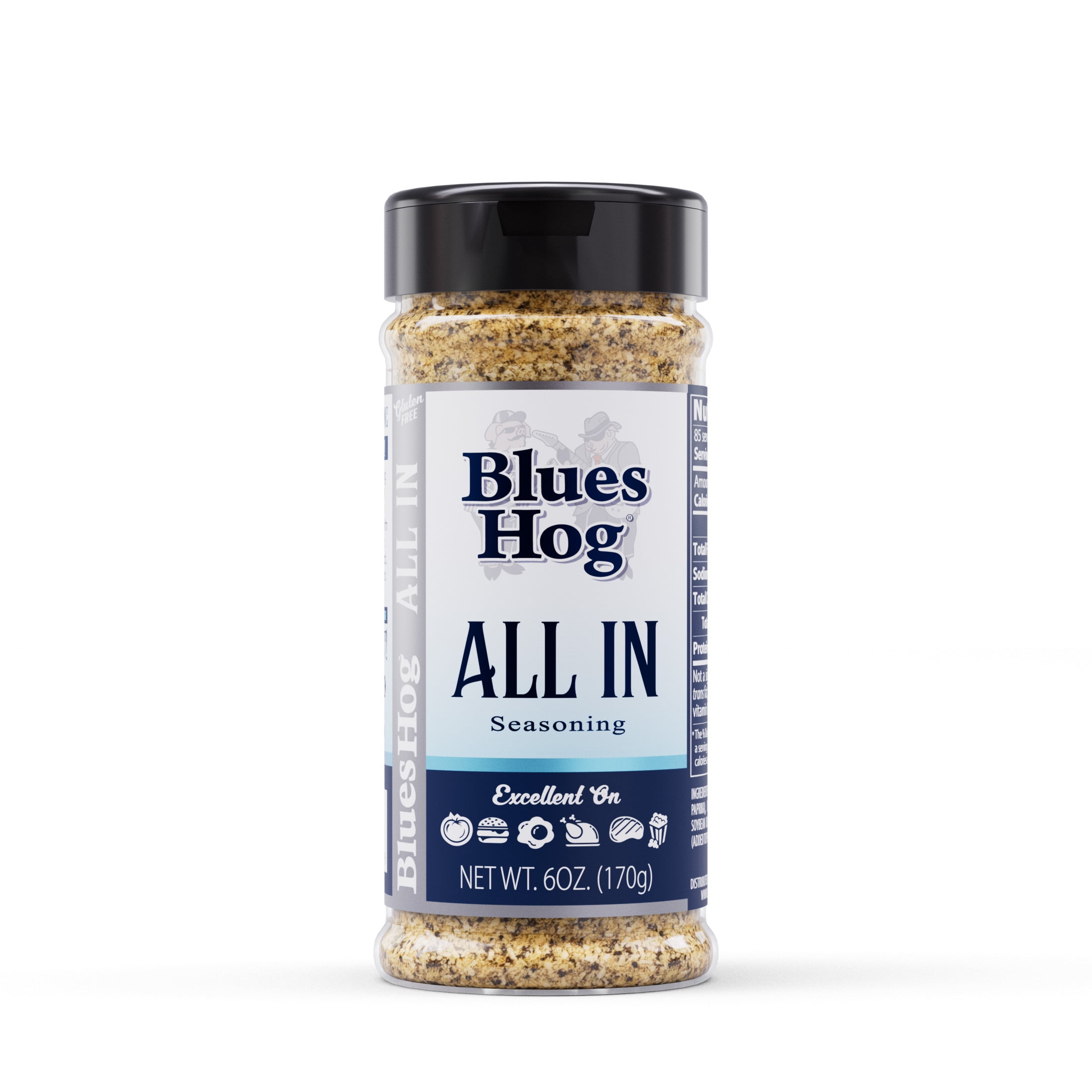 Blues Hog All In BBQ Seasoning, Gourmet All Purpose Rub, All-Natural ...
