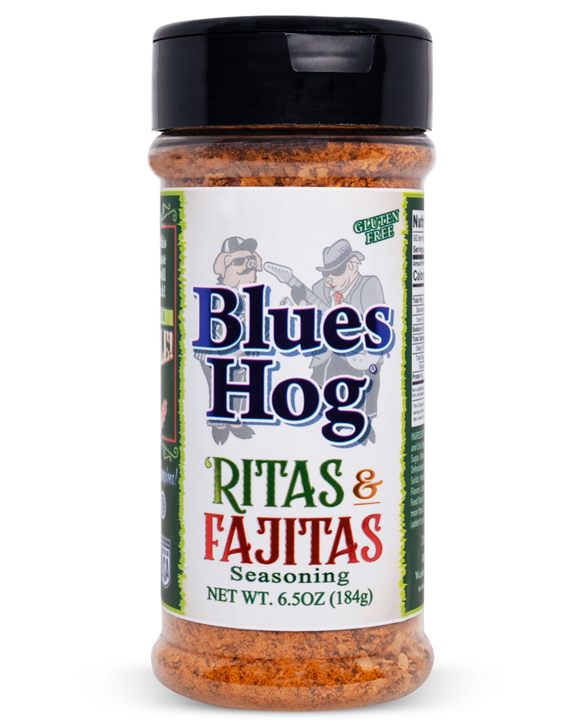 Blues Hog Gluten-Free Ritas & Fajitas Seasoning, Tex-Mex Spice Blend, 6 ...