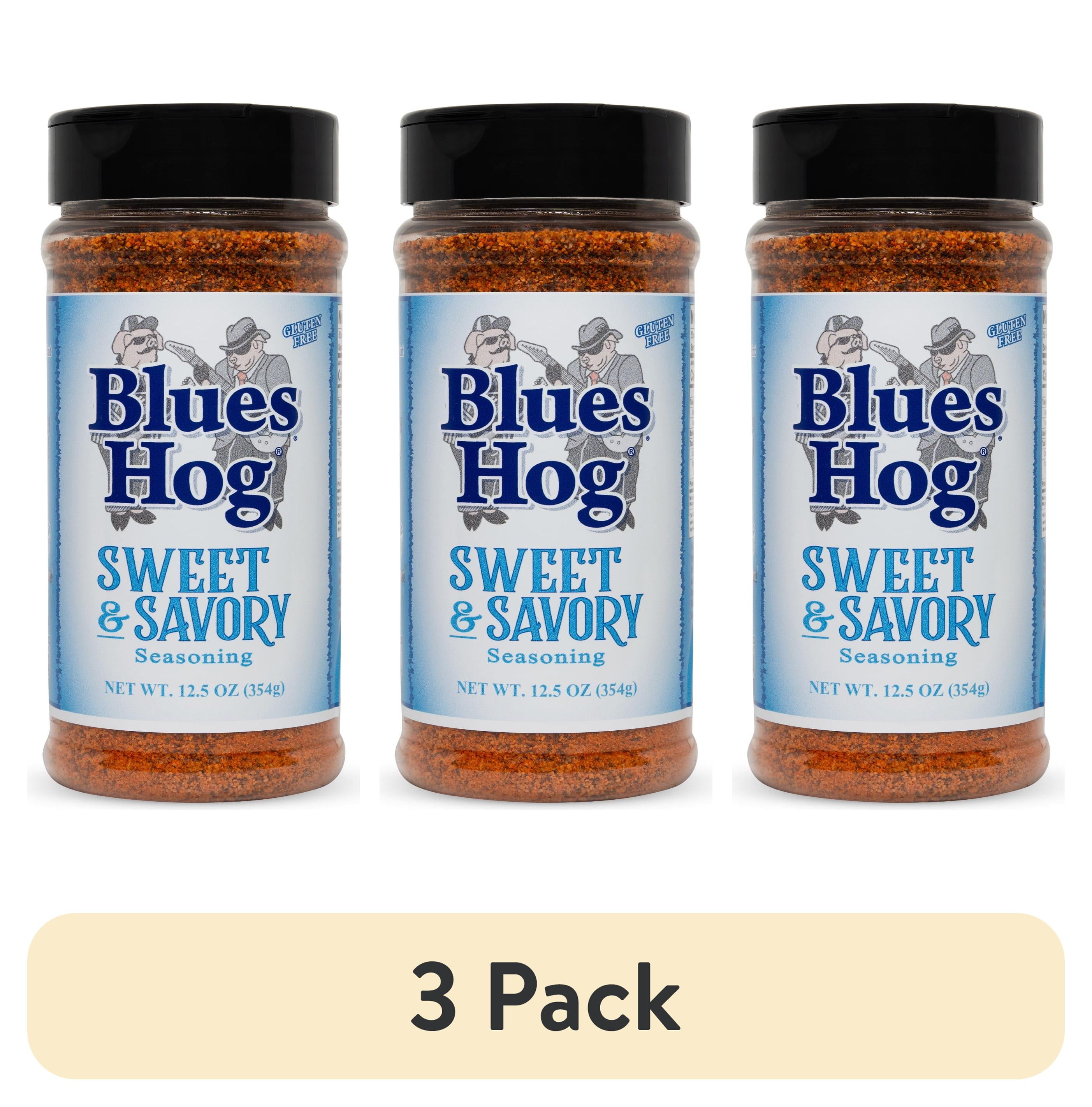 (3 pack) Blues Hog Sweet & Savory Seasoning, Gluten-Free, 12.5 oz ...