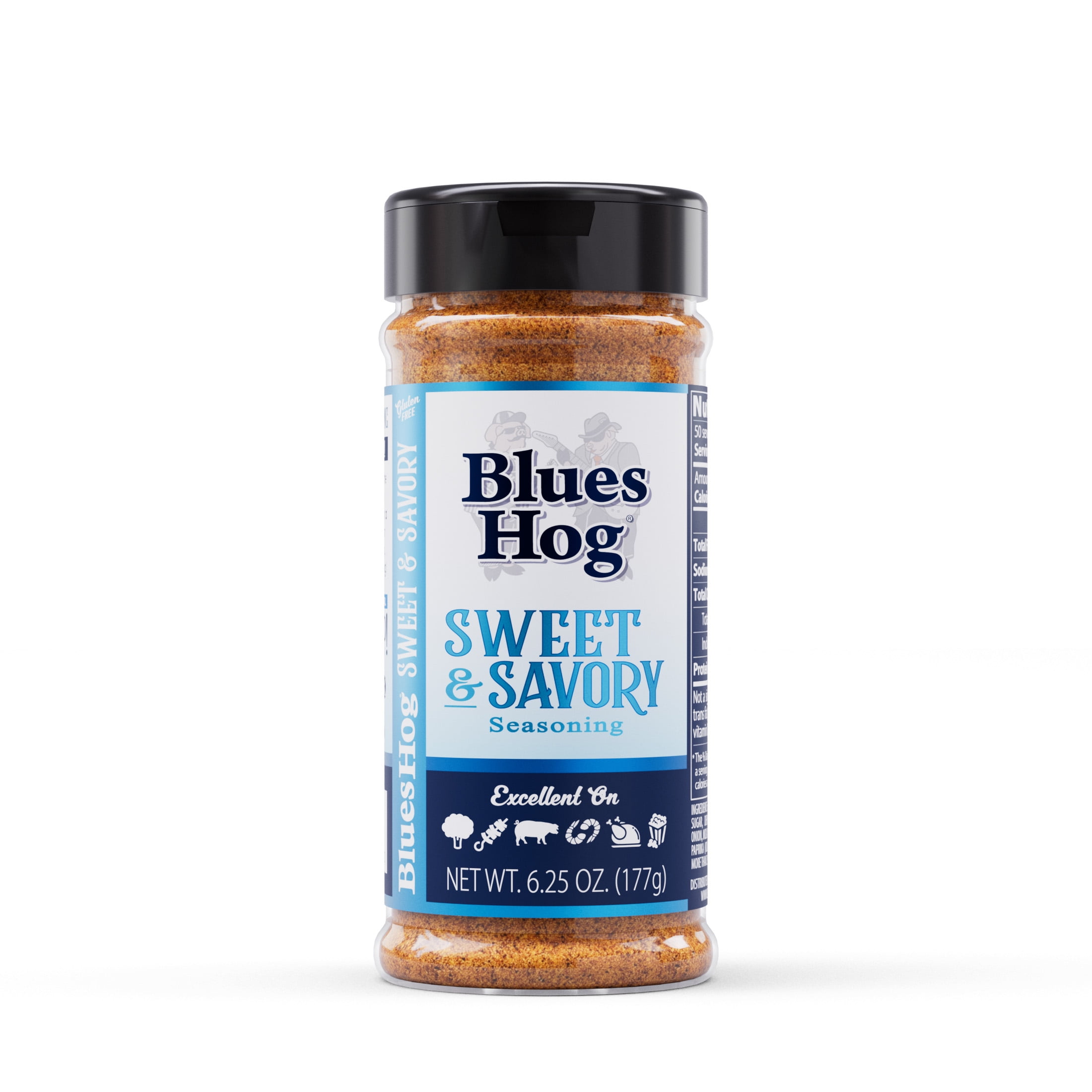 Blues Hog Sweet & Savory Seasoning, Gourmet Dry Rub with Sweet Heat ...