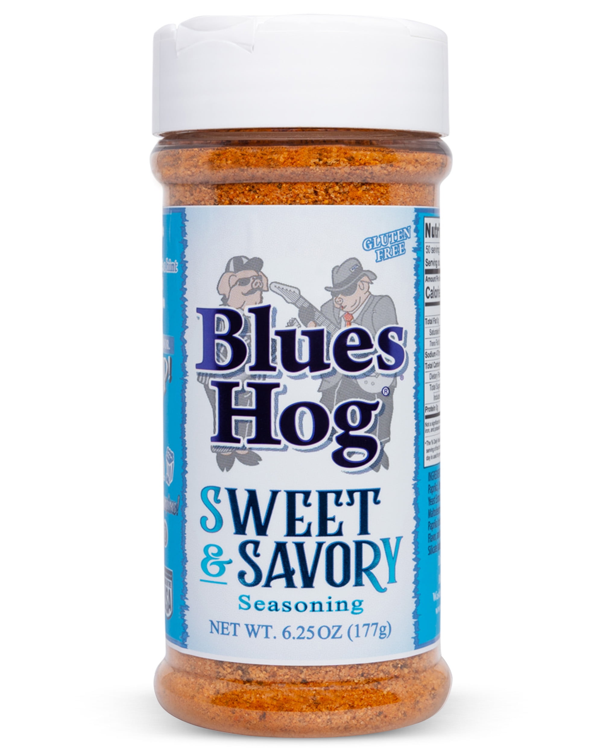 Blues Hog Sweet & Savory Seasoning, Gluten-Free, 6.25 oz - Walmart.com
