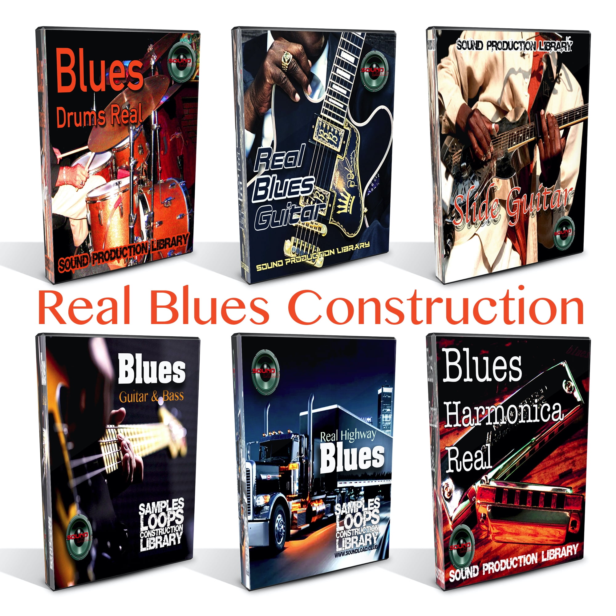 Blues Master MEGA Bundle - 6 Large Essentials WAVE Samples/Loops ...