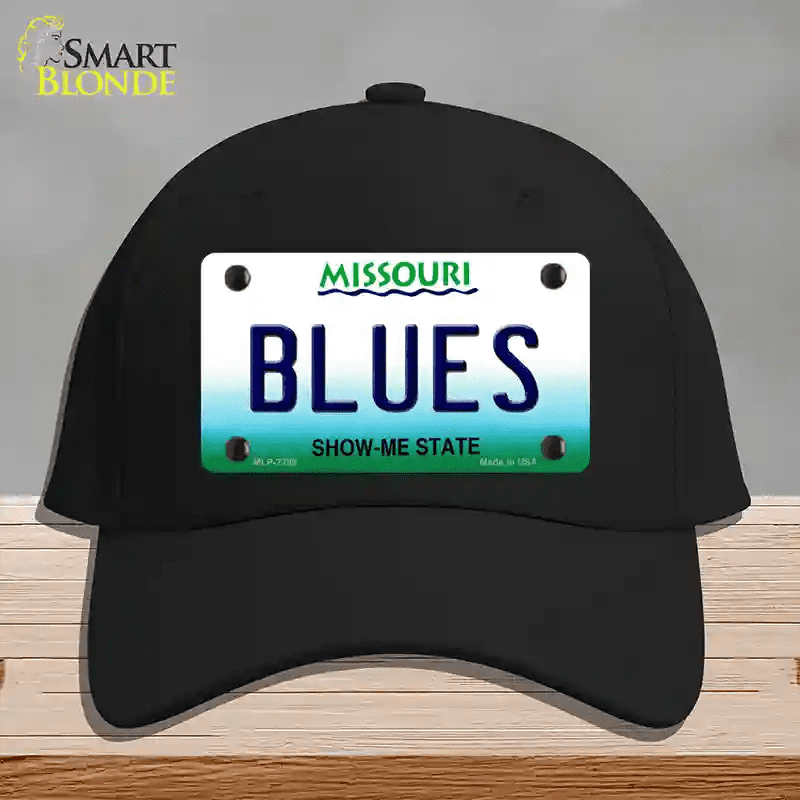 Blues Missouri State Novelty License Plate Hat Cotton Black - Walmart.com