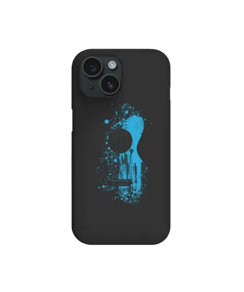 Blues Sad Music Genre Simple Art Quote Phone Case for iPhone 16 15 14 ...
