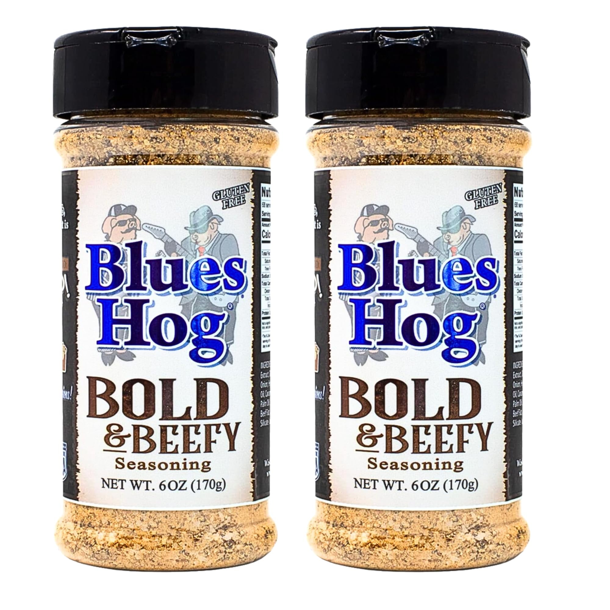 Blues UM1 Hog Bold & Beefy Seasoning (6 oz/170g) | 2 Pack | The Good ...