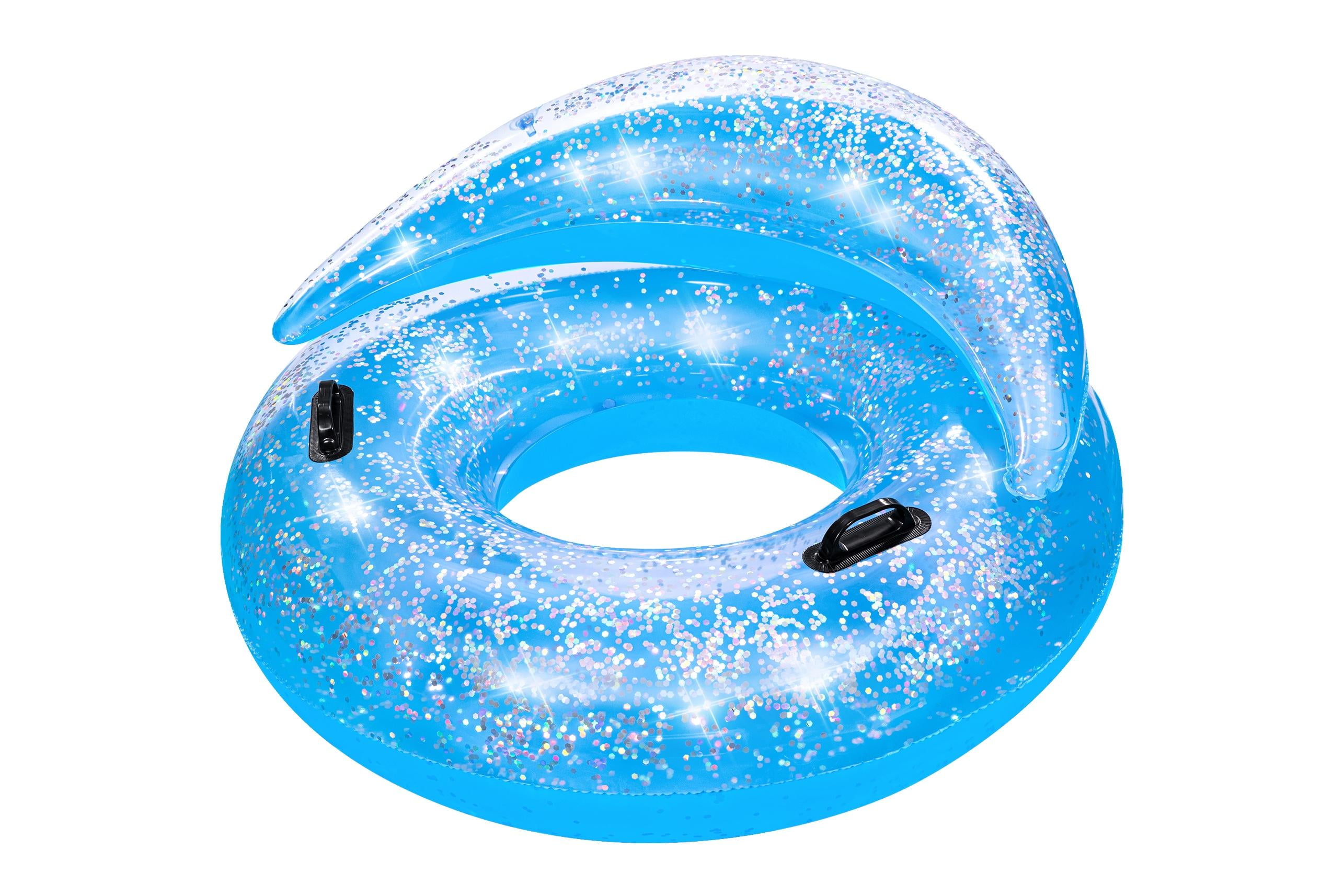 Bluescape 46" Blue Glitter Dream Pool Ring Float, Adult Unisex ...