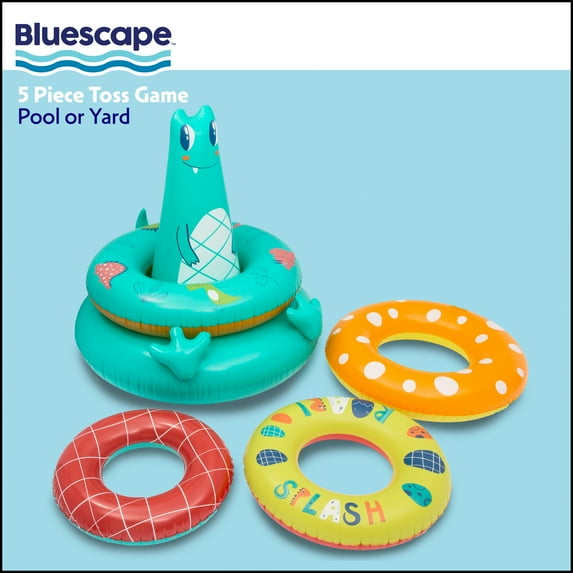 Bluescape 5 Piece Child Ring Toss Multi-Color Unisex Pool Game ...