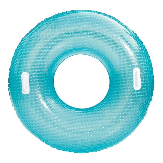 Bluescape Blue Diamond Sparkles Inflatable Tube Pool Float, for Kids ...