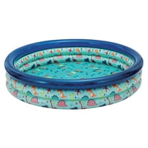 Bluescape Blue 10 ft Family Inflatable Swimming Pool, Round, Age 6 & up ...