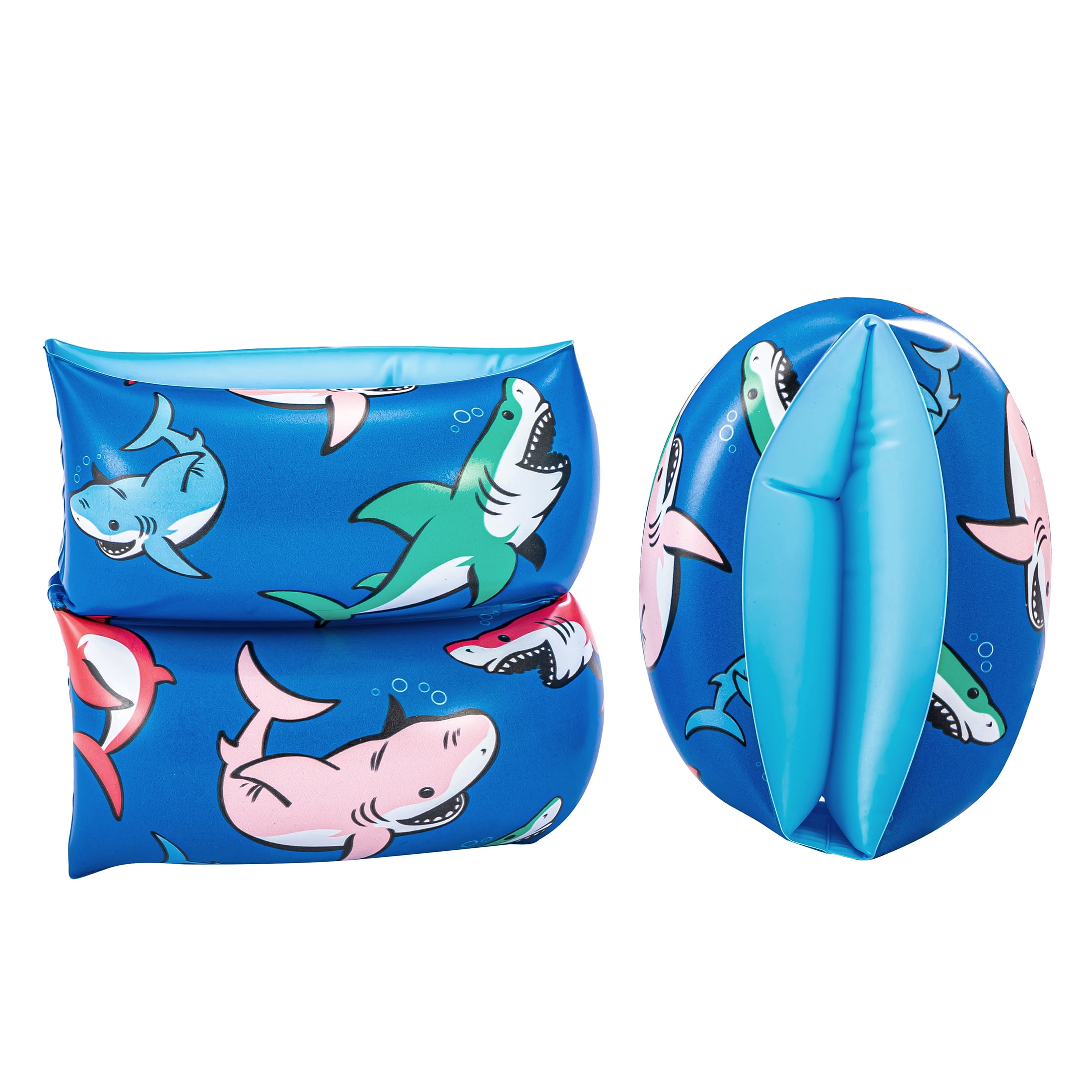 Bluescape Inflatable Kids Armbands with Blue Shark Design for Ages 3 to ...
