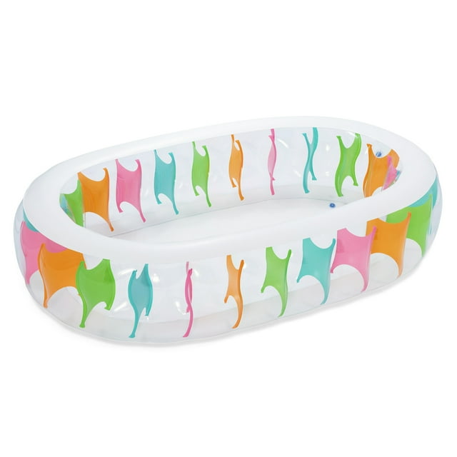 Bluescape Elliptic Inflatable Family Pool 7'6" x 60" x 20" - Walmart.com