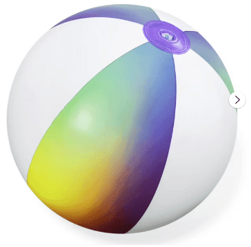 Bluescape Inflatable Small Beach 13.5" Bluescape Rainbow Inflatable ...