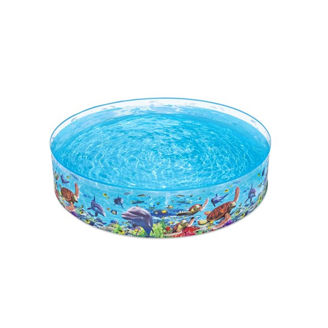 Bluescape Round Above-Ground Kiddie Pool 8' x 18" - Walmart.com