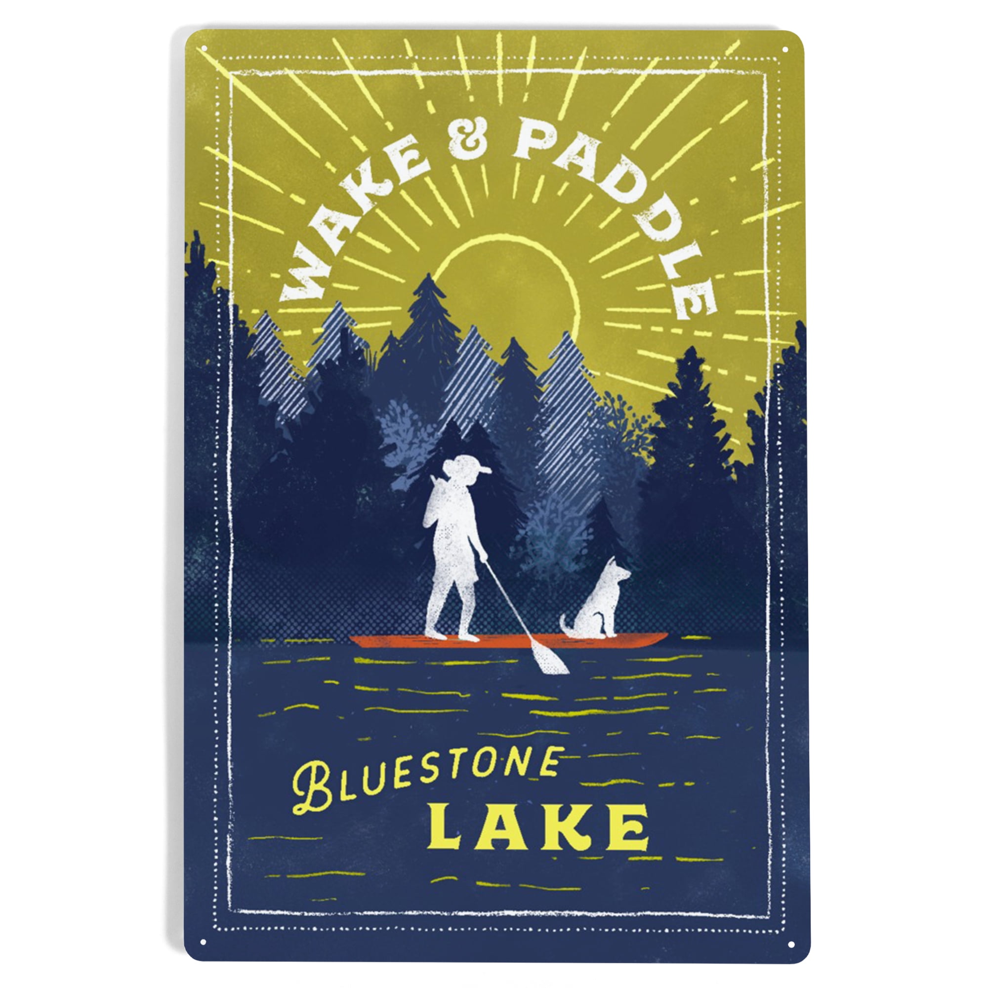 Bluestone Lake, WV, Lake Life Series, Wake and Paddle, Landscape With ...