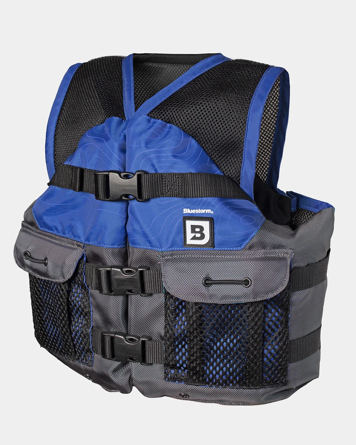 Bluestorm Sportsman KIDS Lifejacket, Deep Blue, Youth (50-90 lbs ...