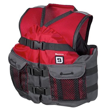 Airhead Ramp Childrens 50-90 Lb Boating Tubing Open Sided Red Life Vest ...