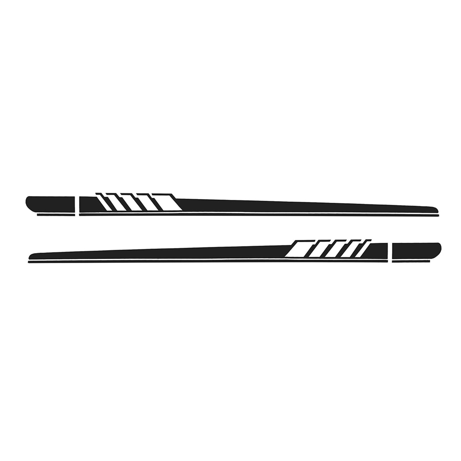 Bluethy 1 Pair Car Side Sticker Waterproof DIY Exquisite Car Both Side ...