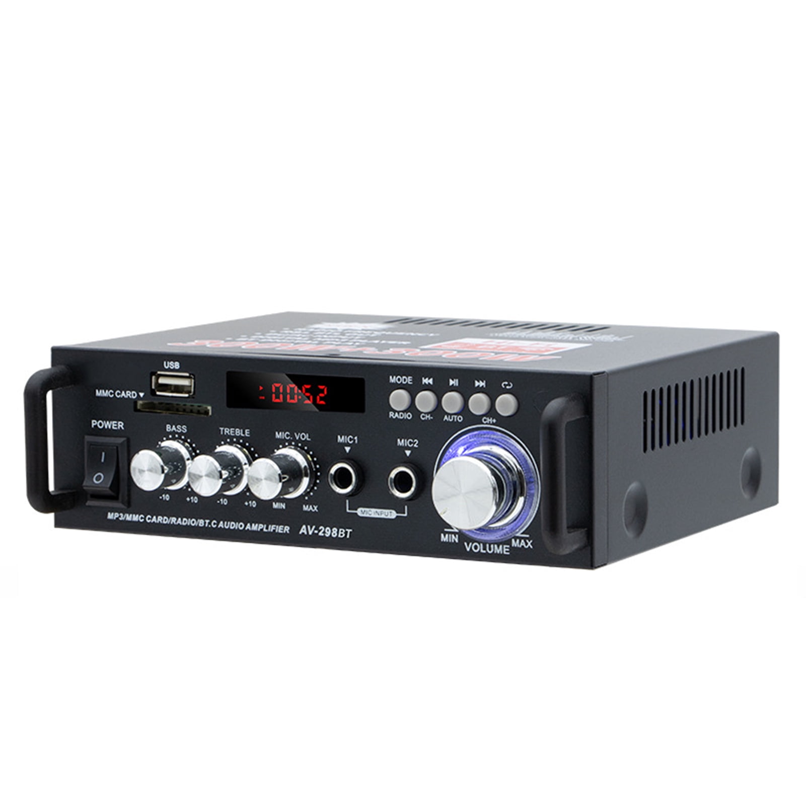 Bluethy 1 Set Power Amplifier Bluetooth-compatible 2.0 Channel 60Wx2 ...