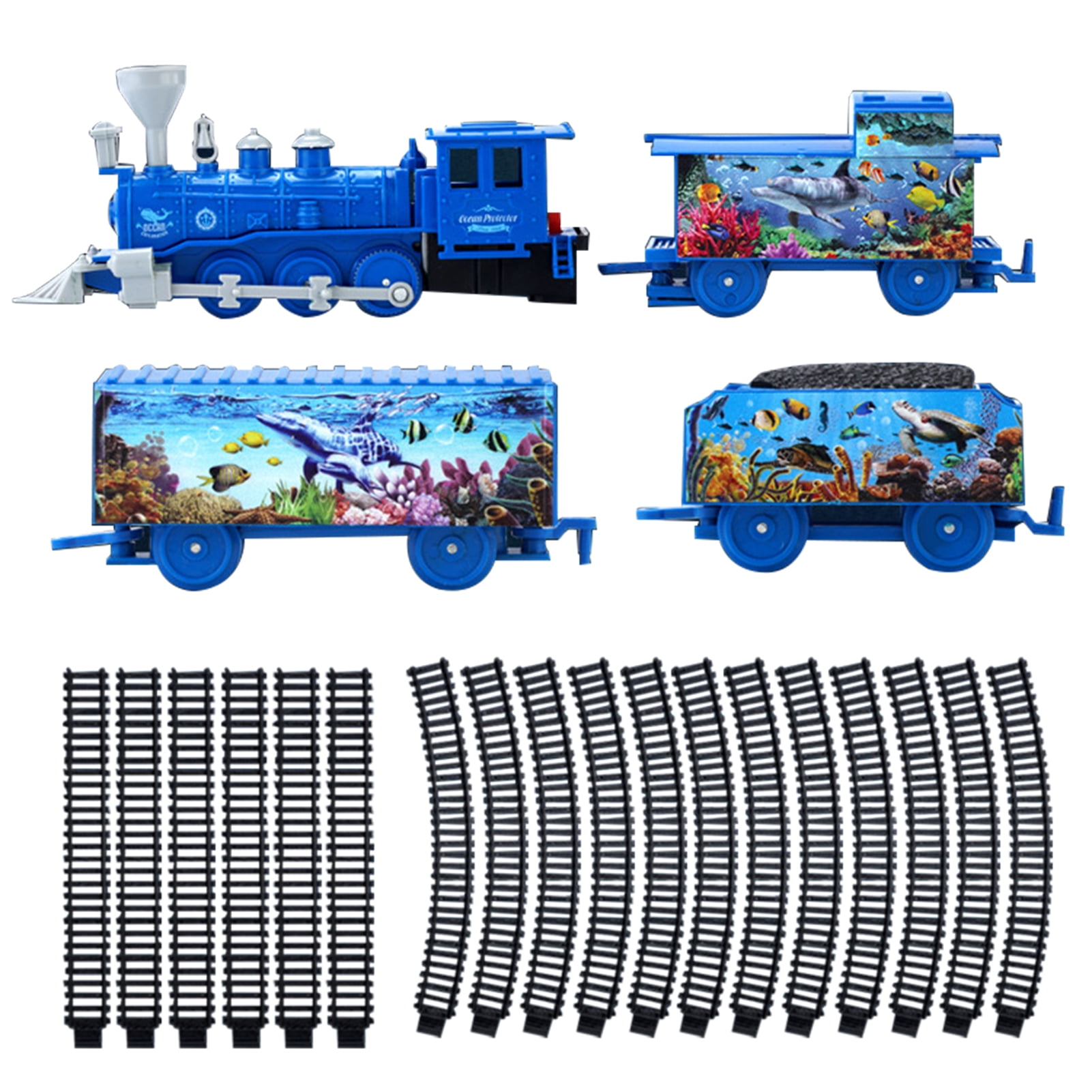 Customer reviews for Bluethy 1 Set Sightseeing Train Toys Simulation ...