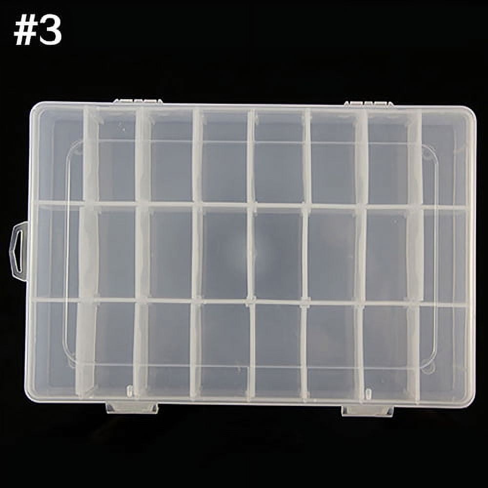 Bluethy 10/15/24 Compartments Plastic Box Jewelry Bead Storage ...