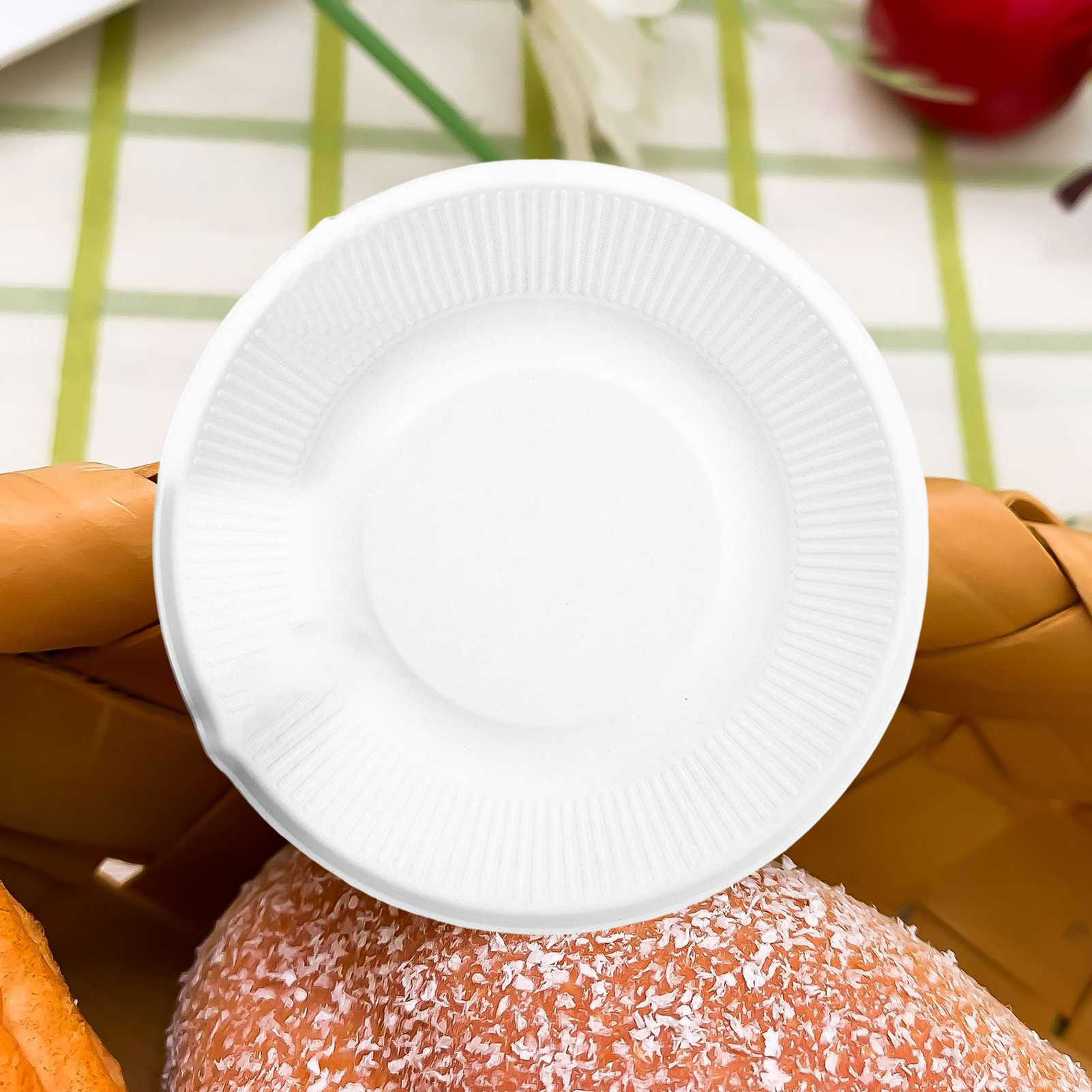 Bluethy 10Pcs Painting Plate Uncolored Paintable White 6/7/8/9 Inches ...