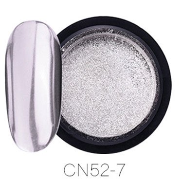 8 Jars Chrome Nail Powder Mirror Effect Holographic Aurora Iridescent ...