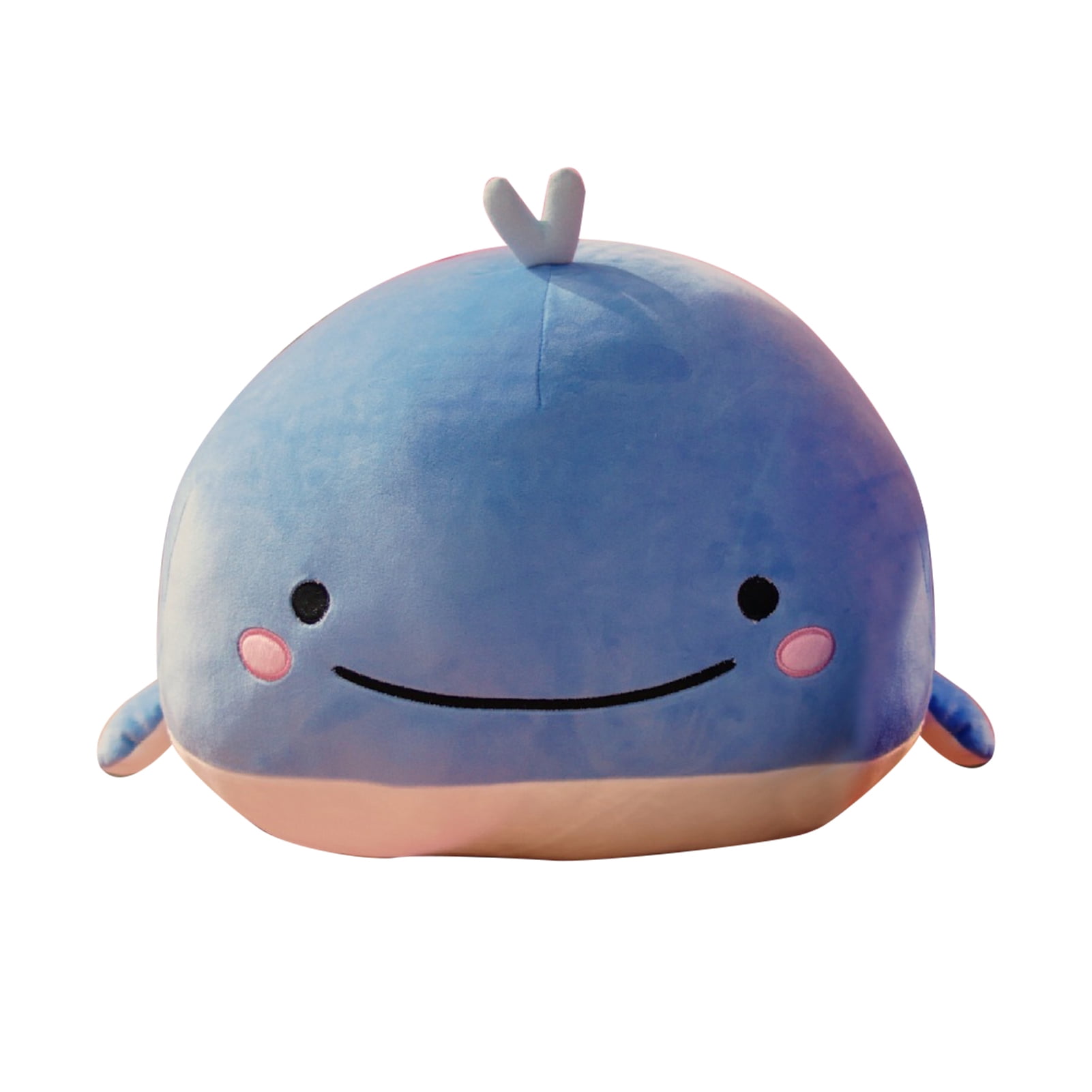 Bluethy 15/25/40cm Whale Plush Toy Lovely Sofa Ornament Soft Sleeping Accompany Plushies Stuffed ...